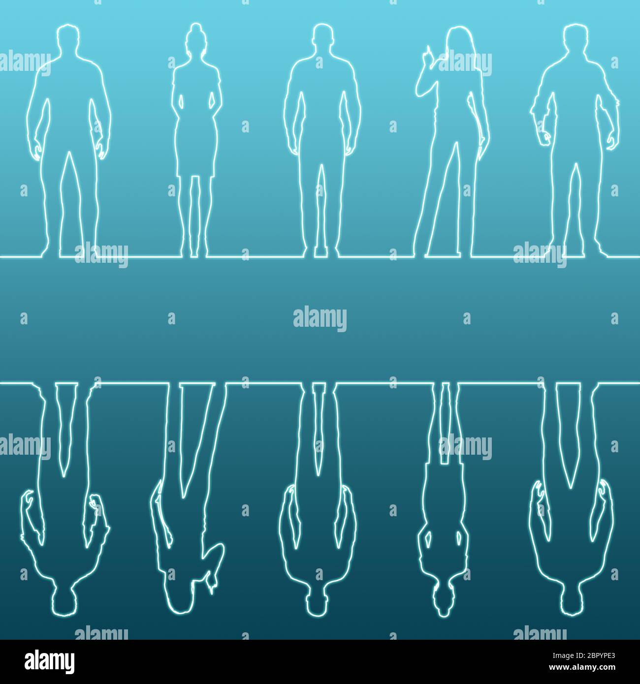 Diversity on the Internet and the Workplace with Different Races Stock ...