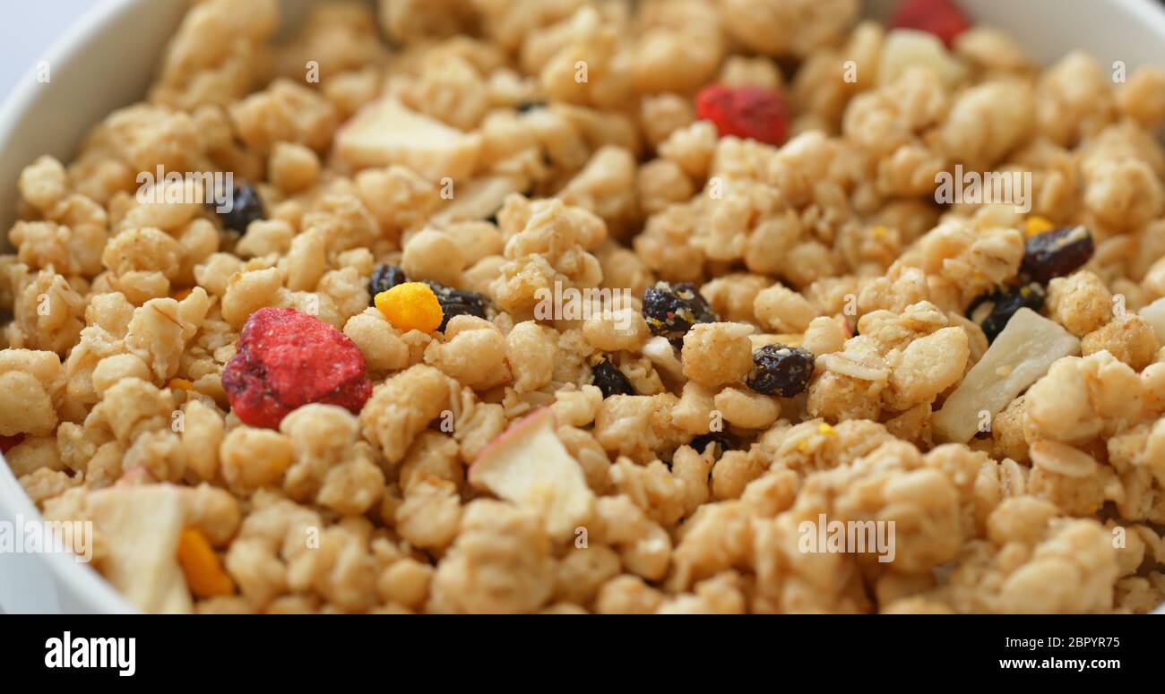 Cereal breakfast at morning Stock Photo - Alamy