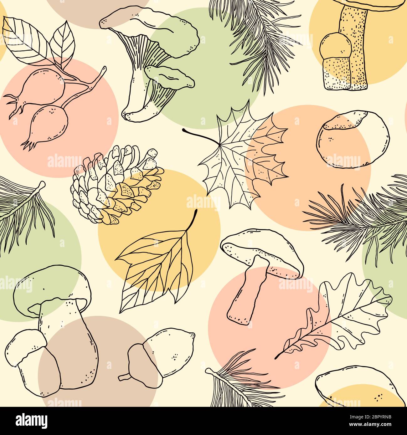 forest seamless pattern Stock Vector Image & Art - Alamy