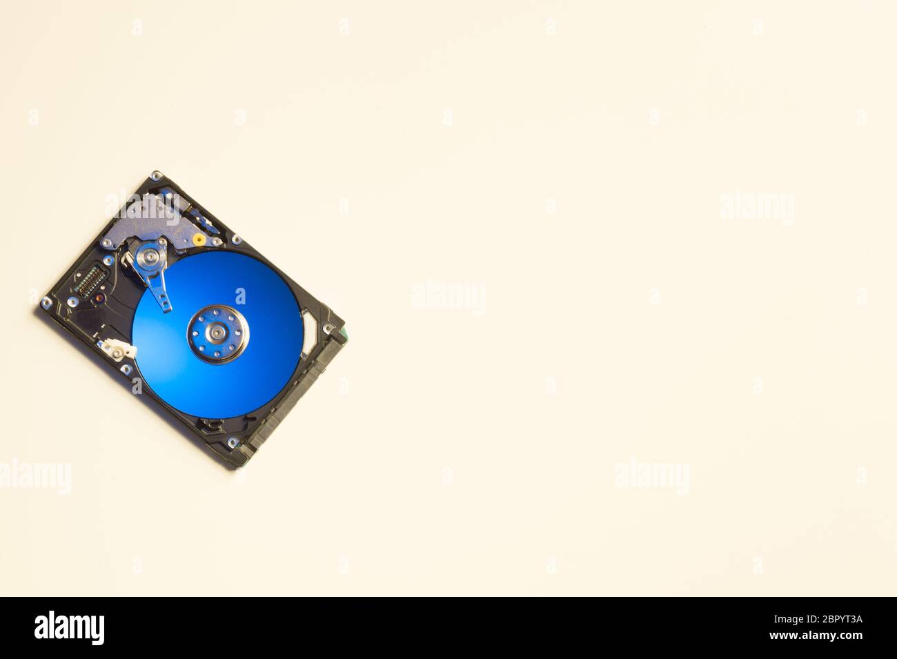 Colorful hdd. open hard disk drive. the concept of data storage. data ...