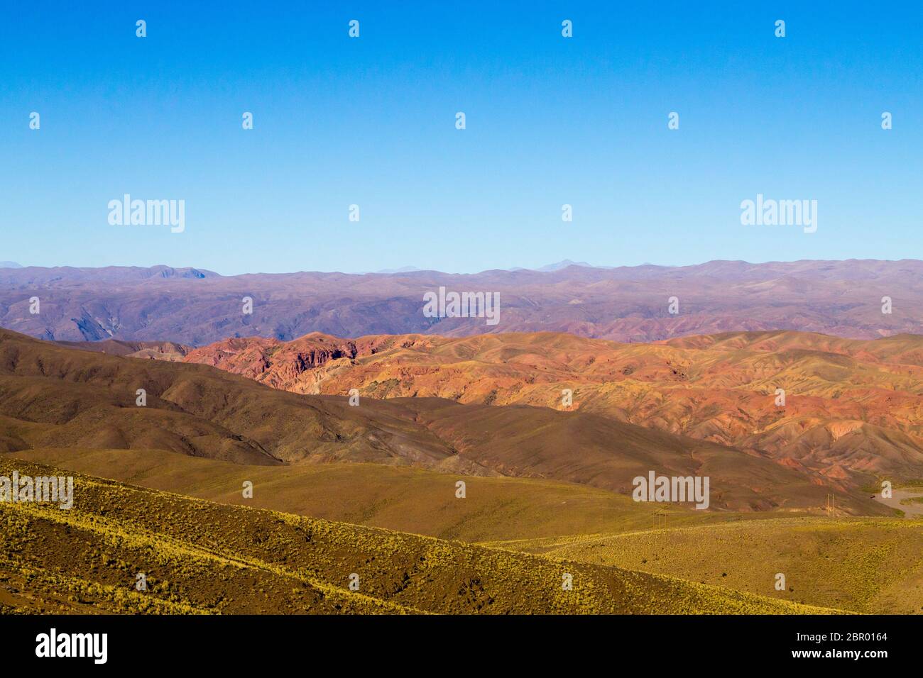 Bolivian mountains landscape,Bolivia.Andean plateau view Stock Photo ...