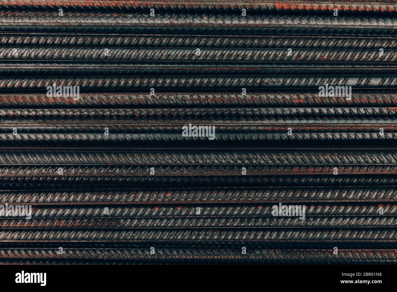 Lots of reinforcement texture. Metal rebar background Stock Photo - Alamy