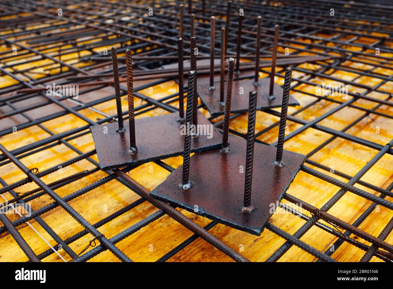 Iron materials for concrete reinforcement Stock Photo - Alamy