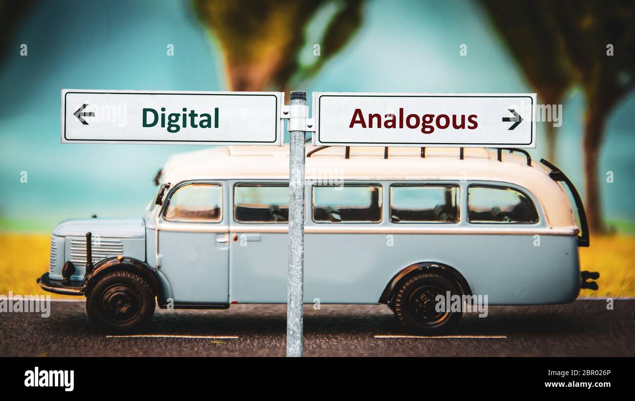 Analog vs digital hi-res stock photography and images - Alamy