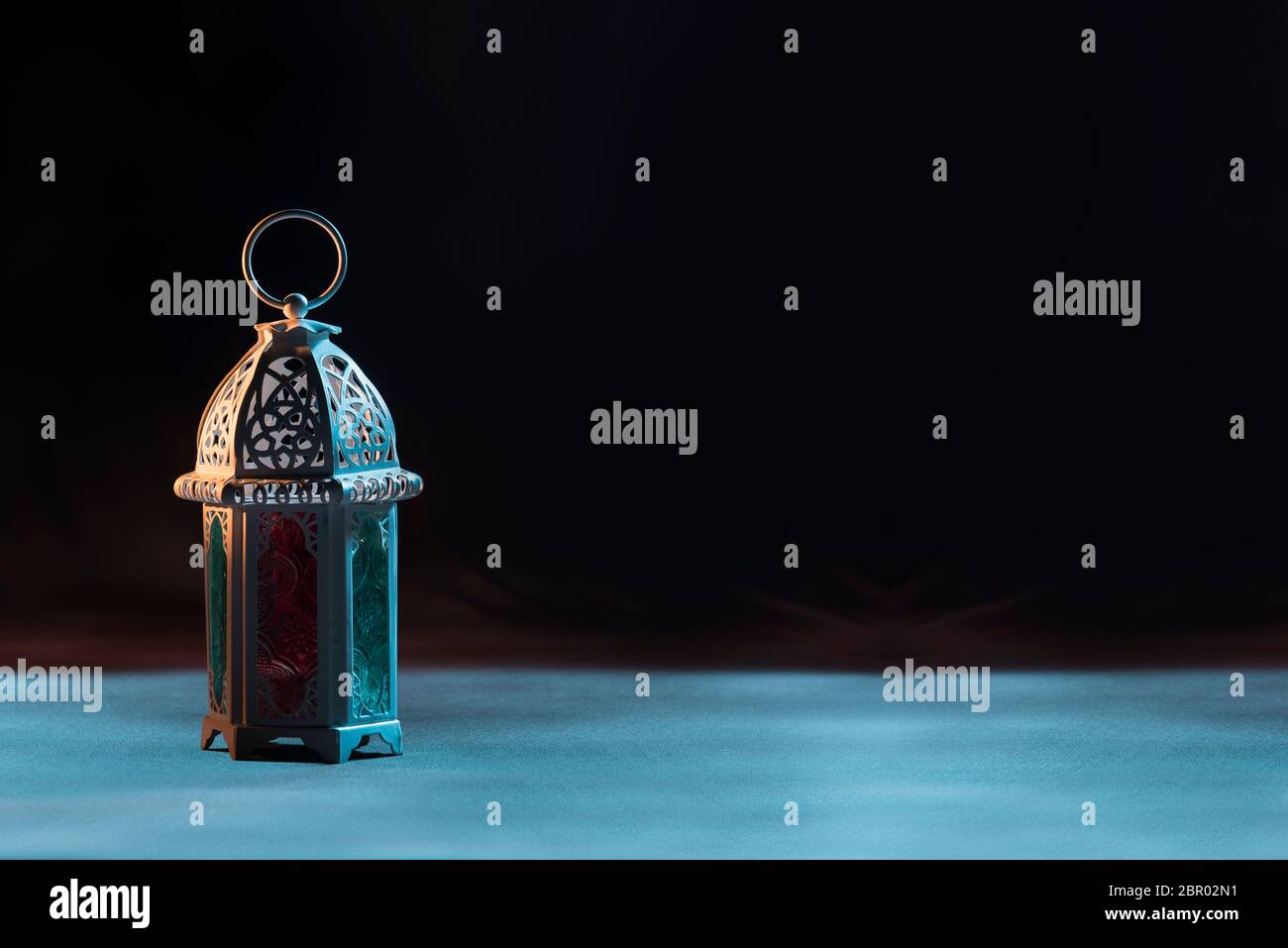 Arabic lamp with beautiful light. Islamic concept image for ramadan ...