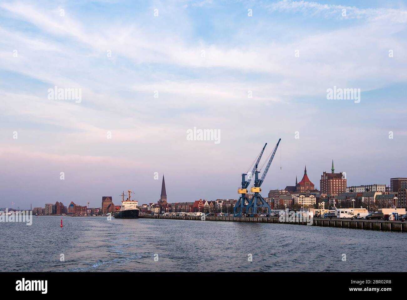 Rostock silhouette skyline germany hi-res stock photography and images ...