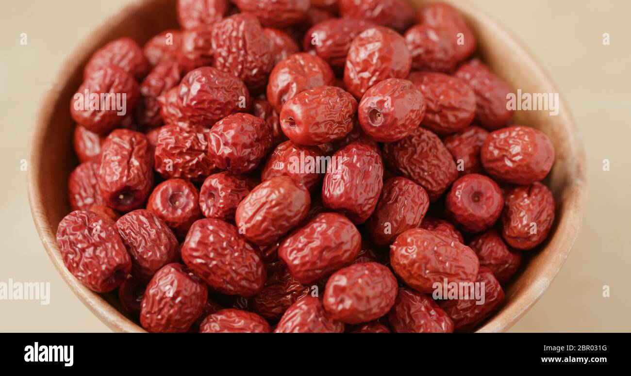 Dried Red Jujube Stock Photo - Alamy