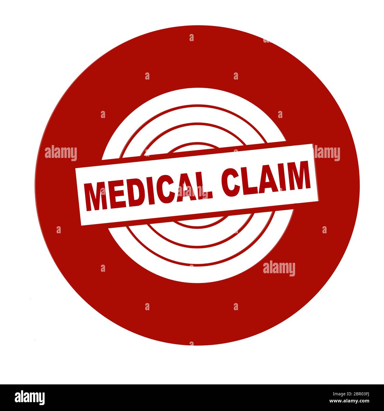 Rubber stamp with text medical claim inside, vector illustration Stock ...