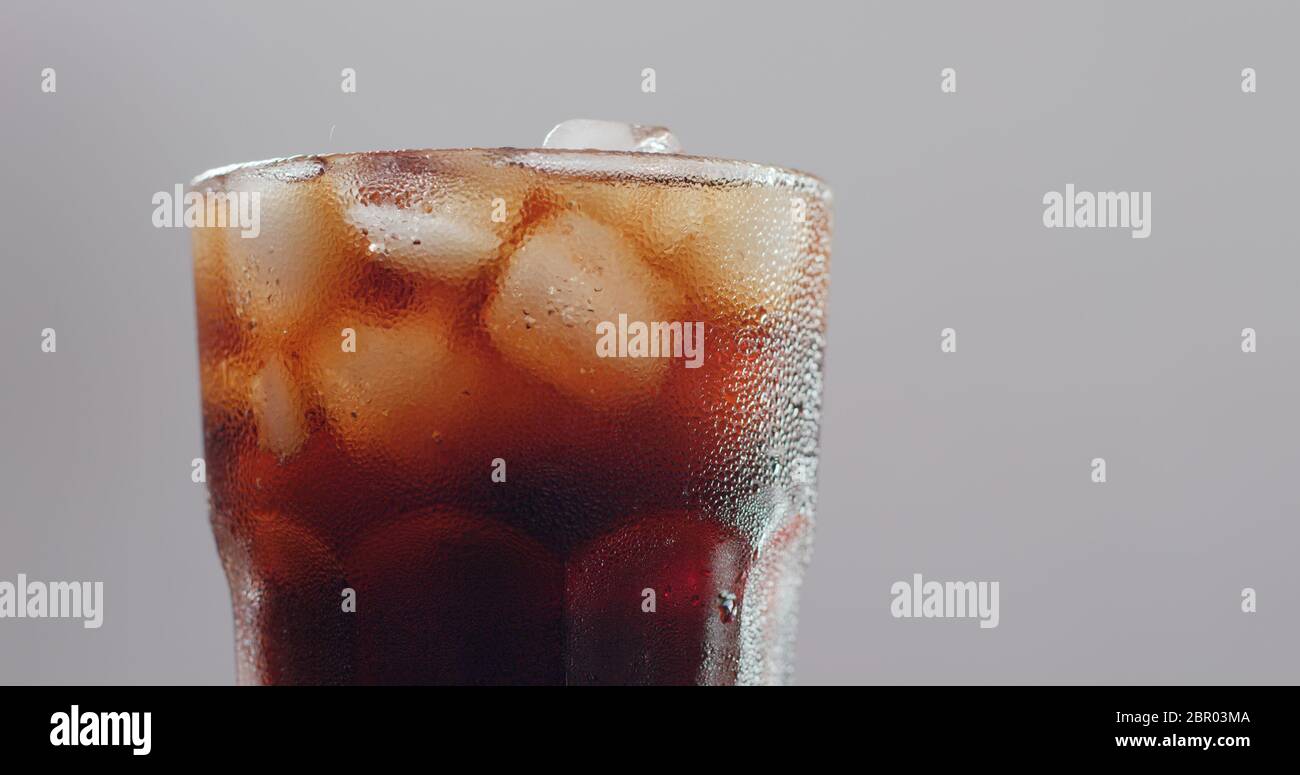 Iced drink coke Stock Photo - Alamy