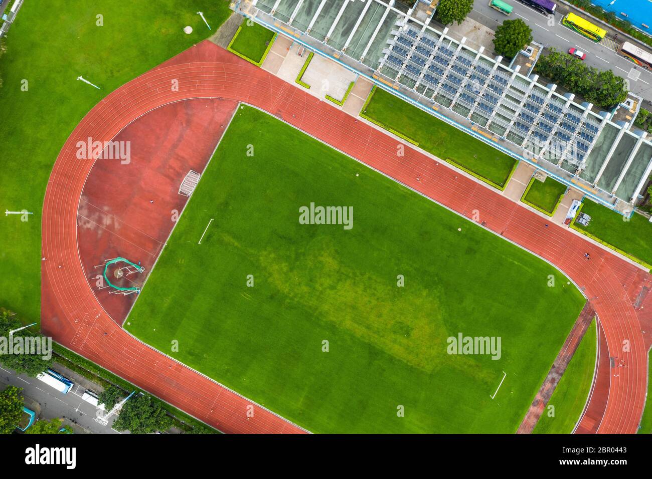 Top view of sport stadium Stock Photo - Alamy