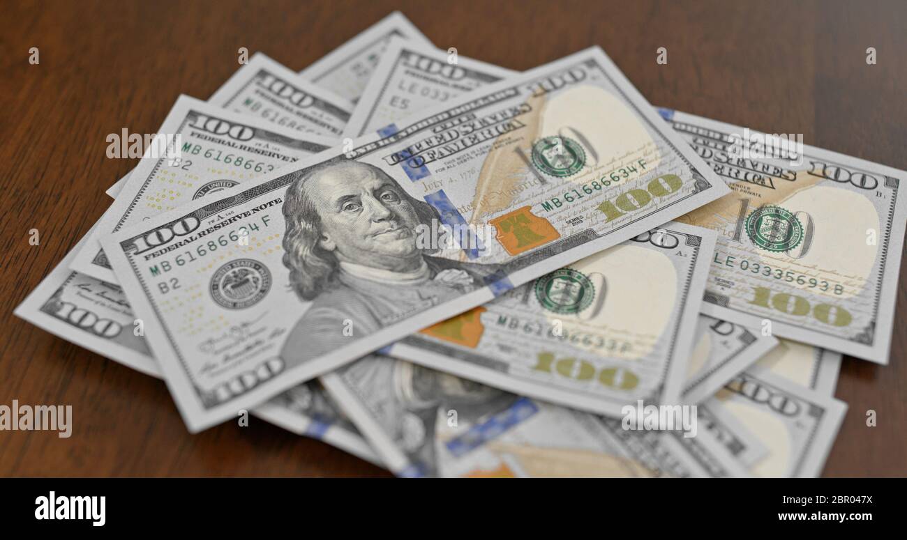 Stack of USD Stock Photo - Alamy