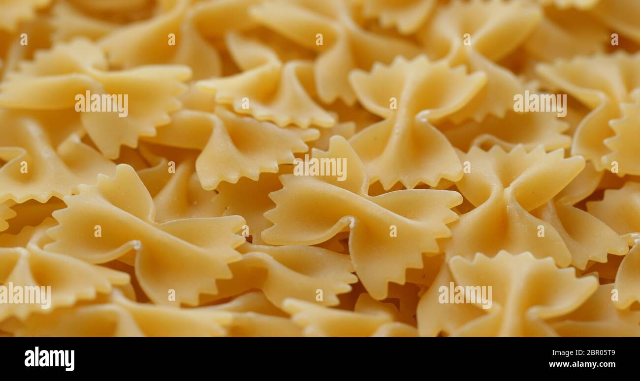 Dry Butterfly pasta Stock Photo - Alamy
