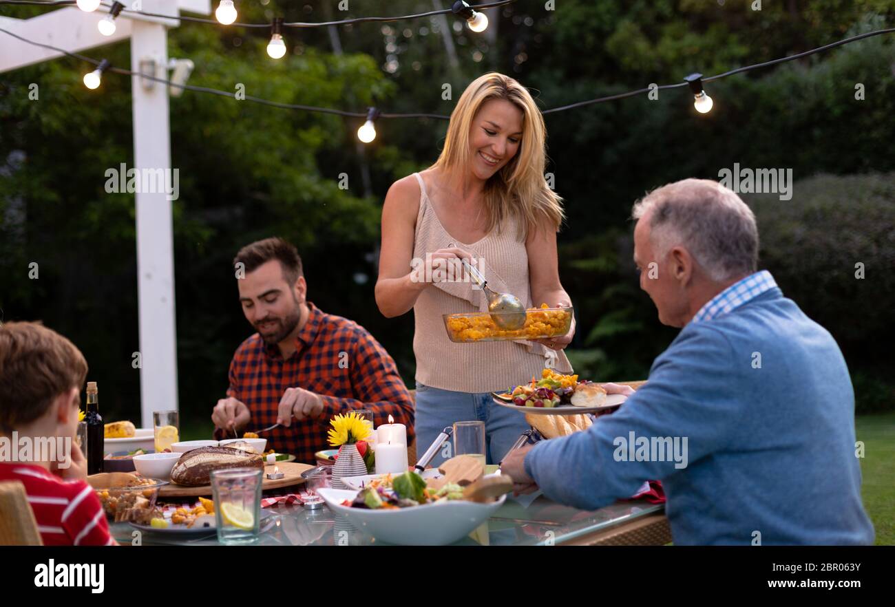 Child happy eating plate hi-res stock photography and images - Alamy