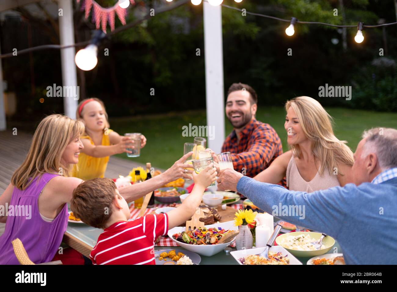 Child happy eating plate hi-res stock photography and images - Alamy