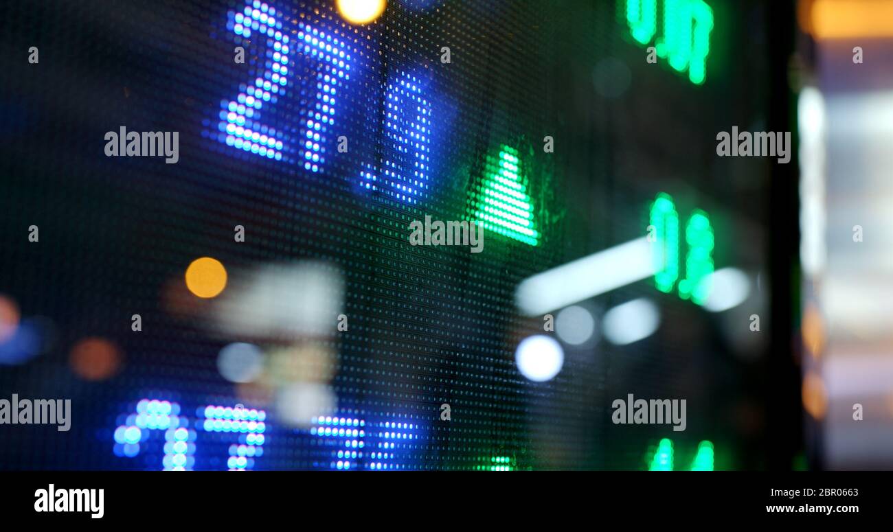 Stock market quotes hi-res stock photography and images - Alamy