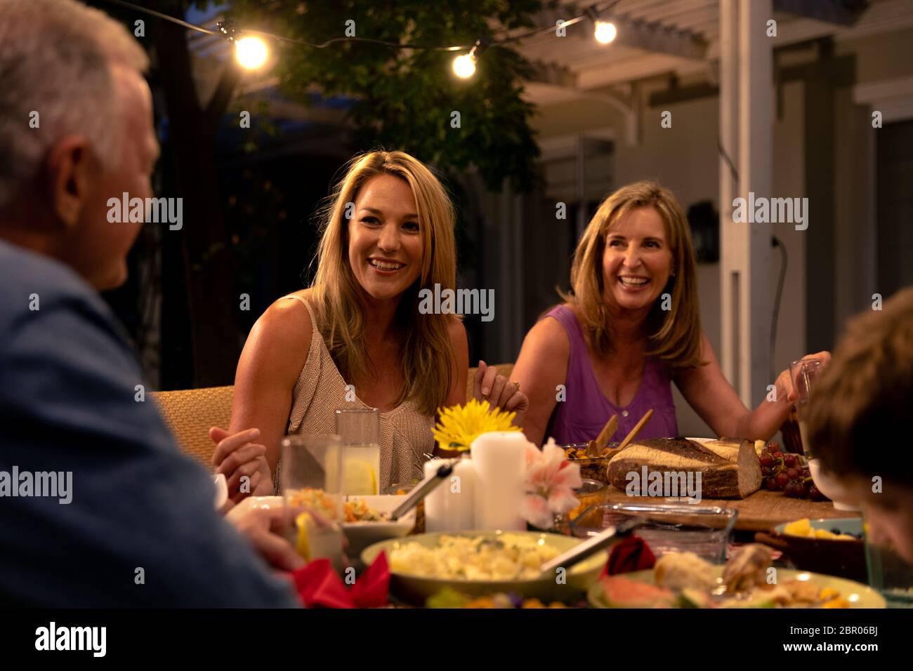 Happy blonde child eating hi-res stock photography and images - Alamy