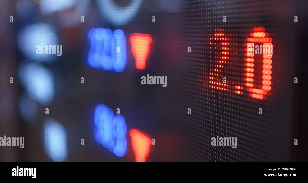 Stock market numbers street hi-res stock photography and images - Alamy