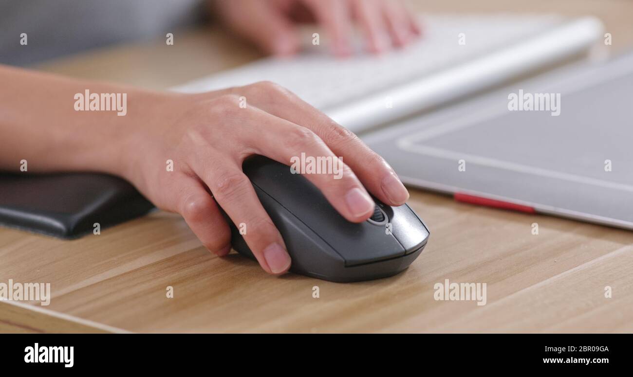 Type on keyboard Stock Photo - Alamy
