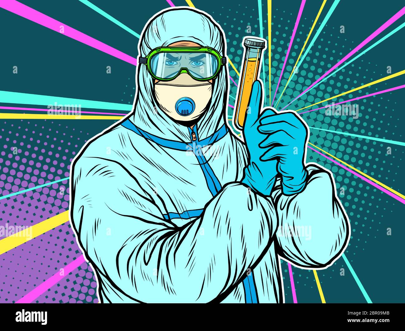 Scientist laboratory suit Stock Vector Images - Alamy