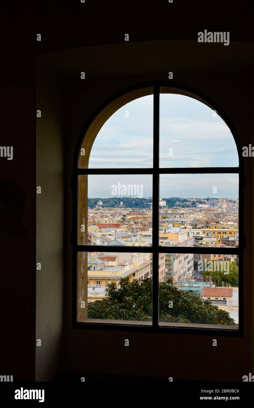 Italian landscape through window hi-res stock photography and images ...