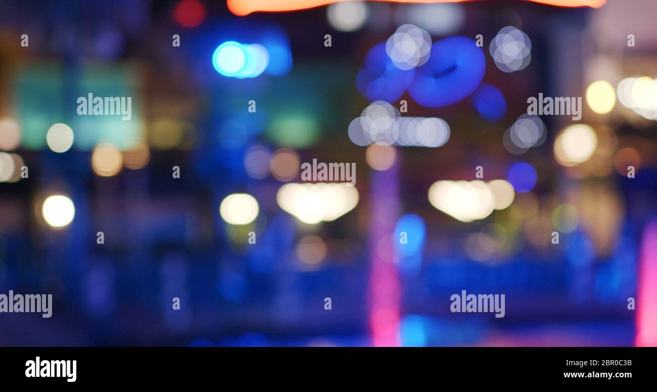 Blur of city night view Stock Photo - Alamy