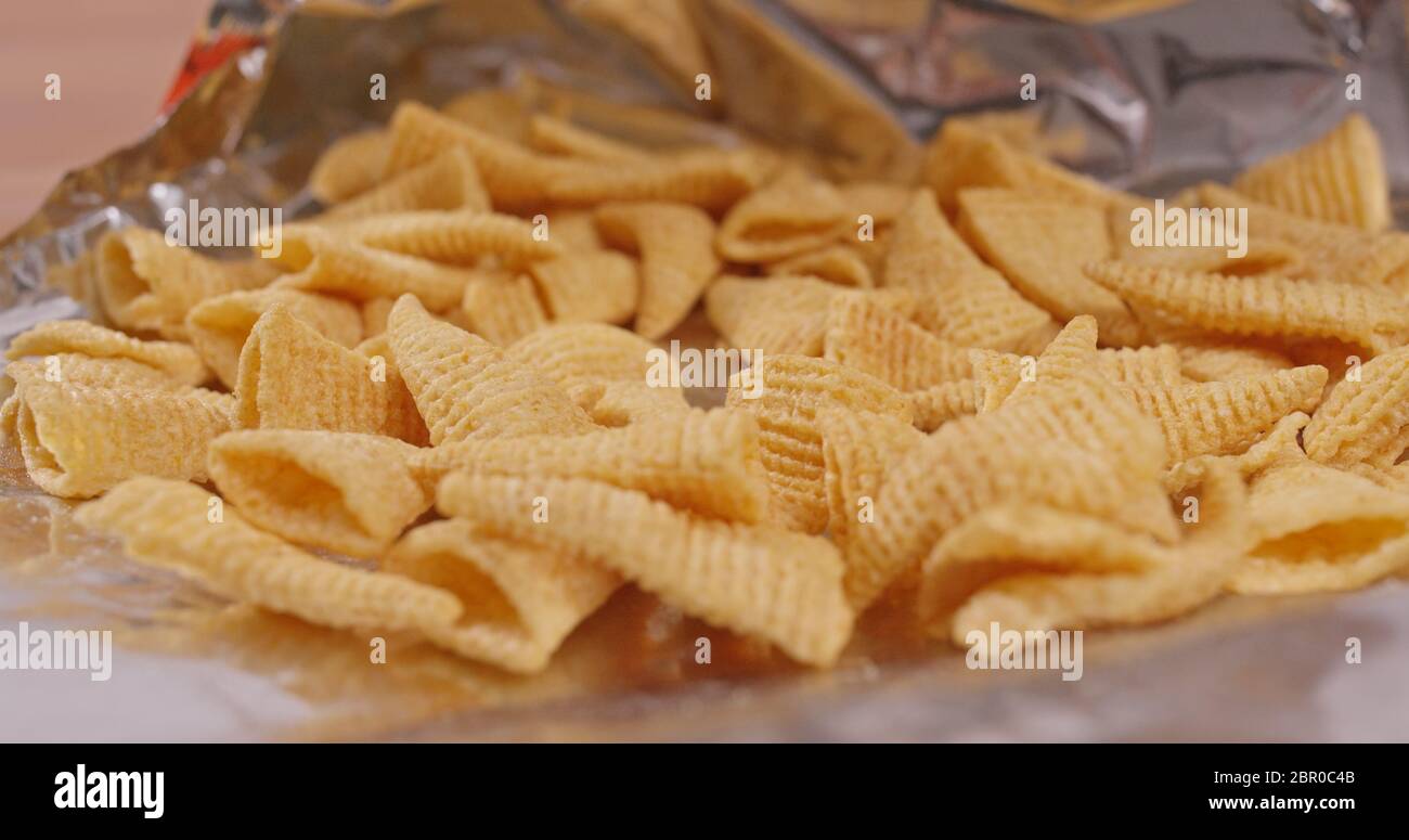 Corn potato chip Stock Photo - Alamy