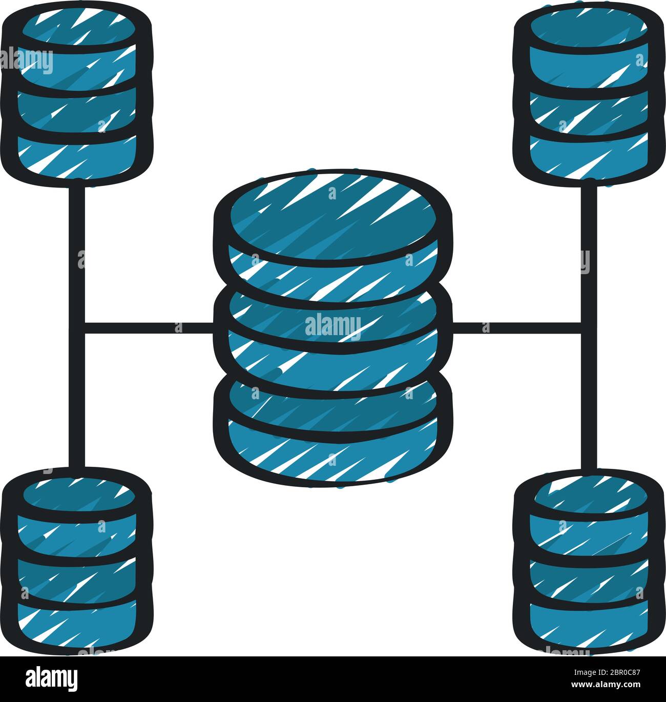 Data Network Icon Stock Vector Image & Art - Alamy
