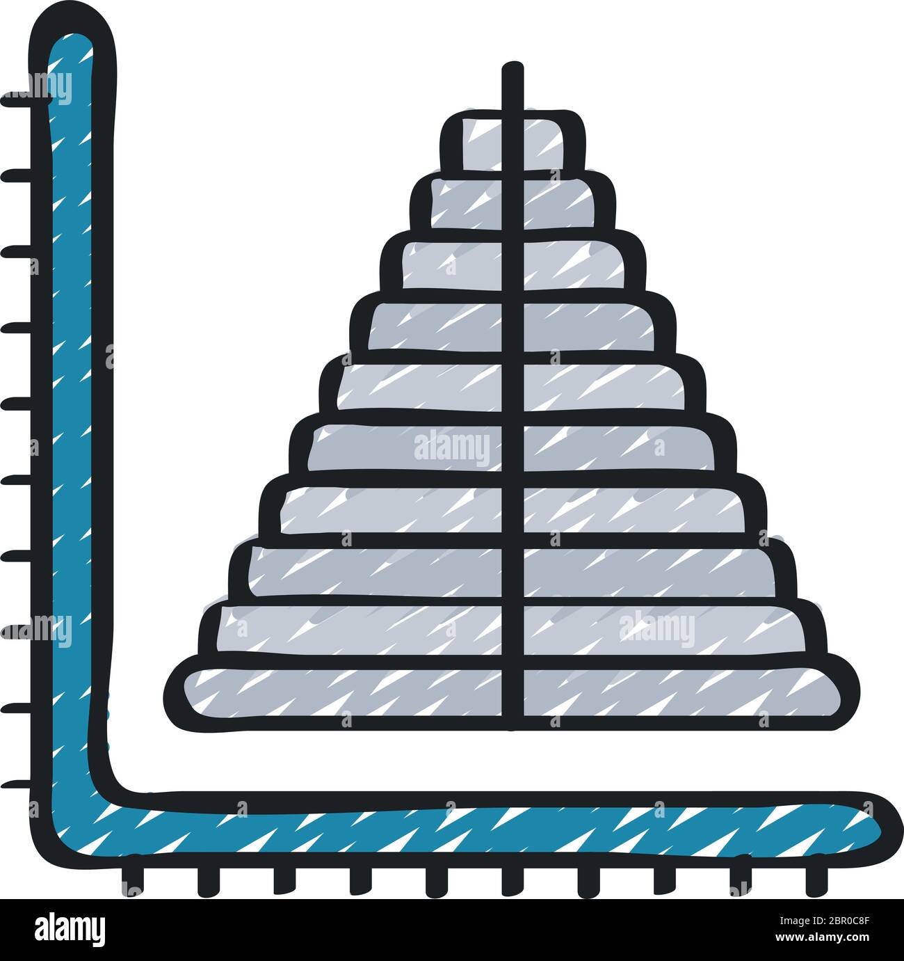 Pyramid Chart Icon Stock Vector Image & Art - Alamy