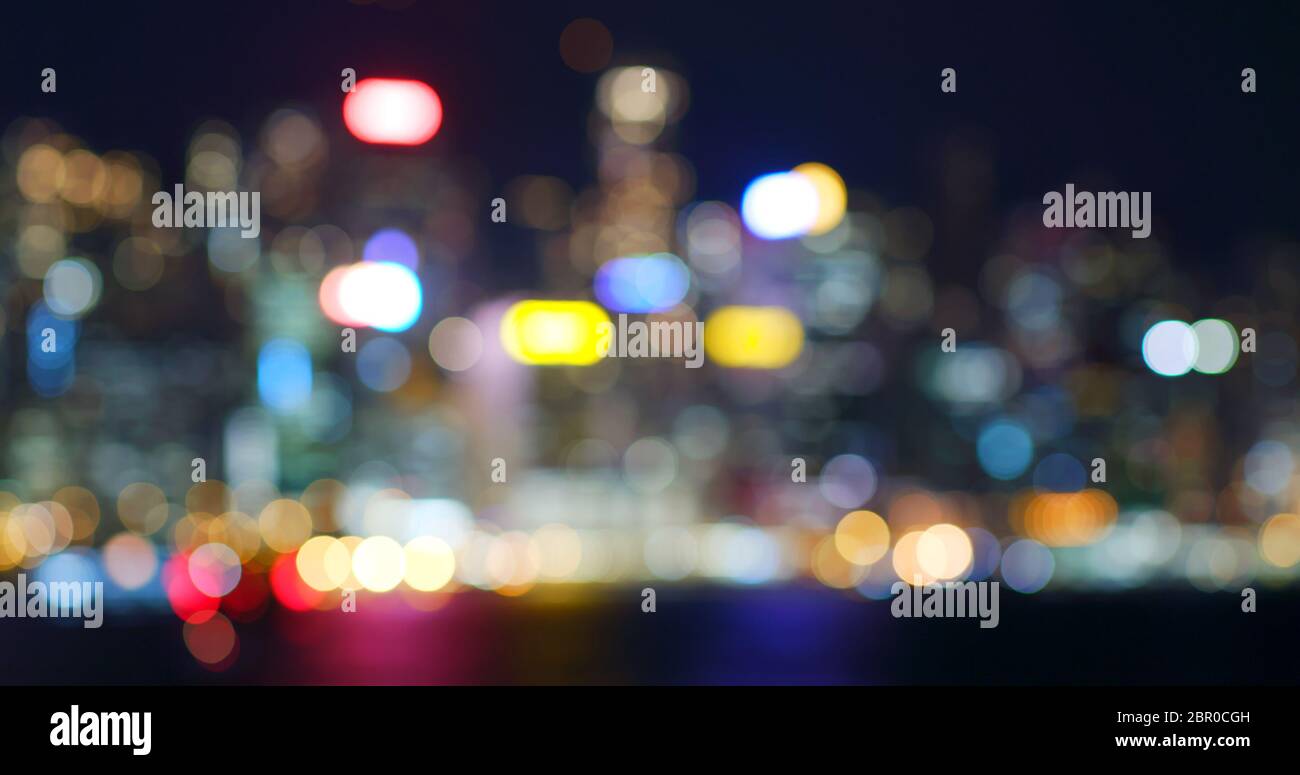 Cityscape night view Stock Photo - Alamy