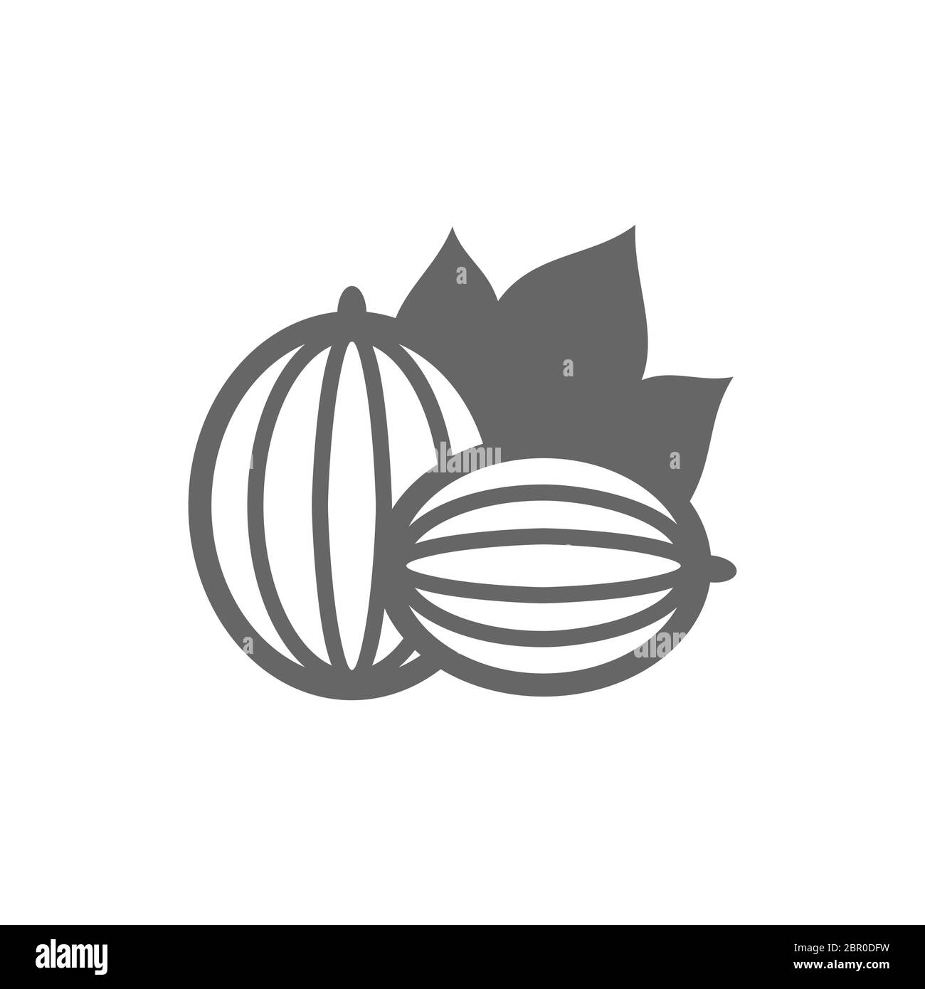 Gooseberry outline icon. Gooseberry berry fruit sign. Vector ...