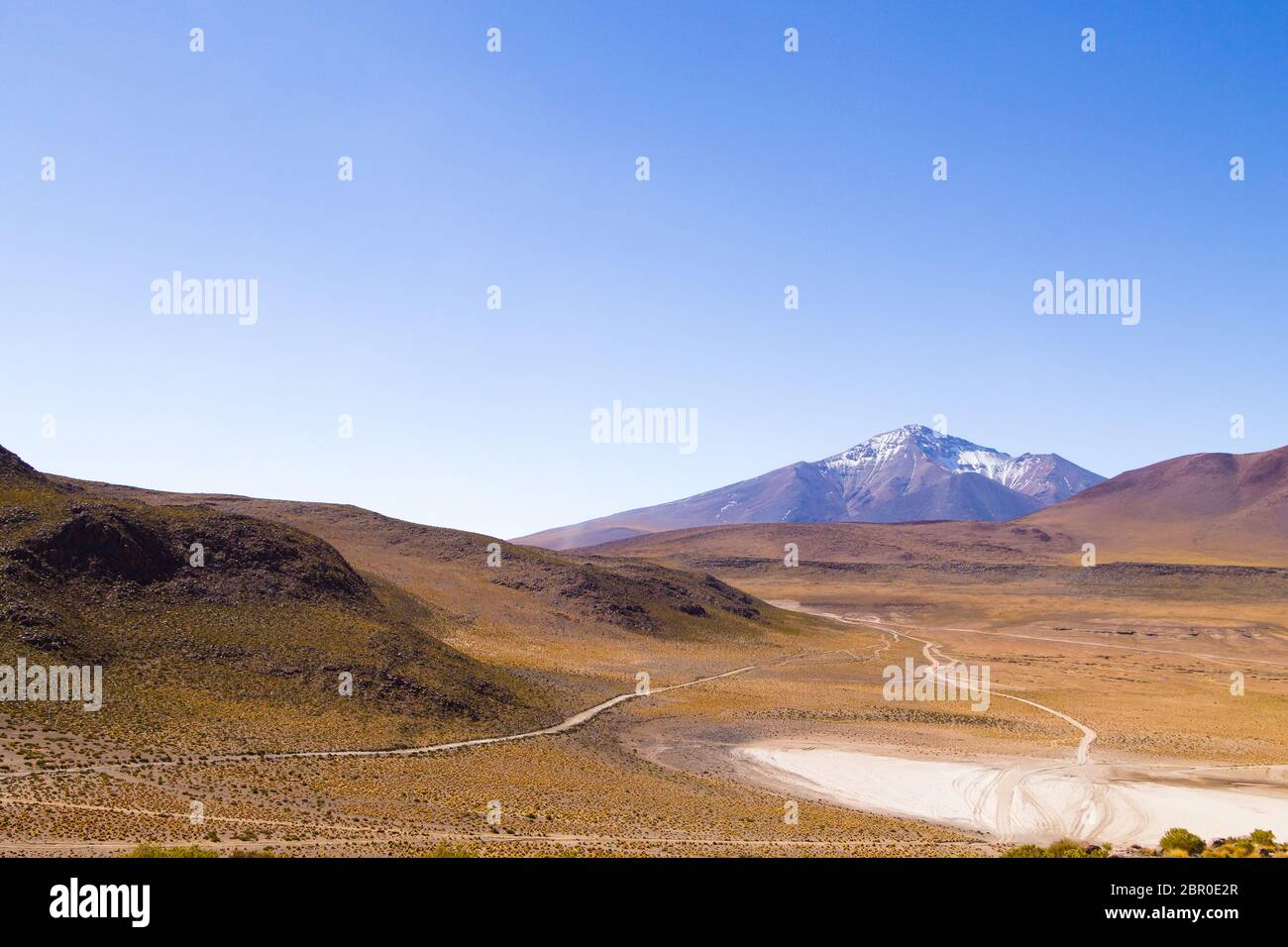 Bolivian mountains landscape,Bolivia.Andean plateau view.Volcano view ...