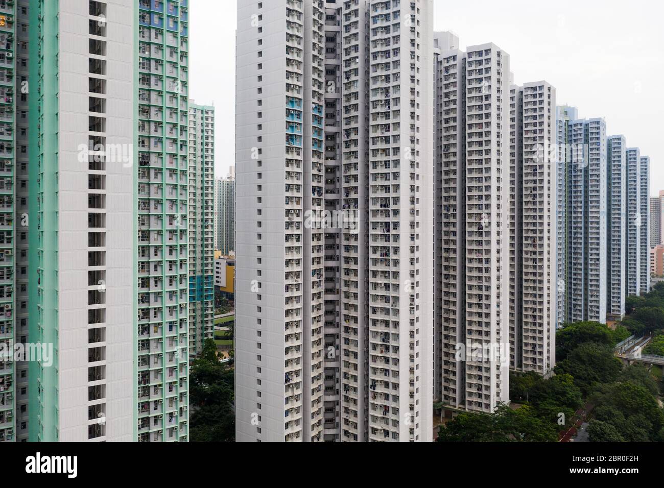 Residential building facade Stock Photo - Alamy