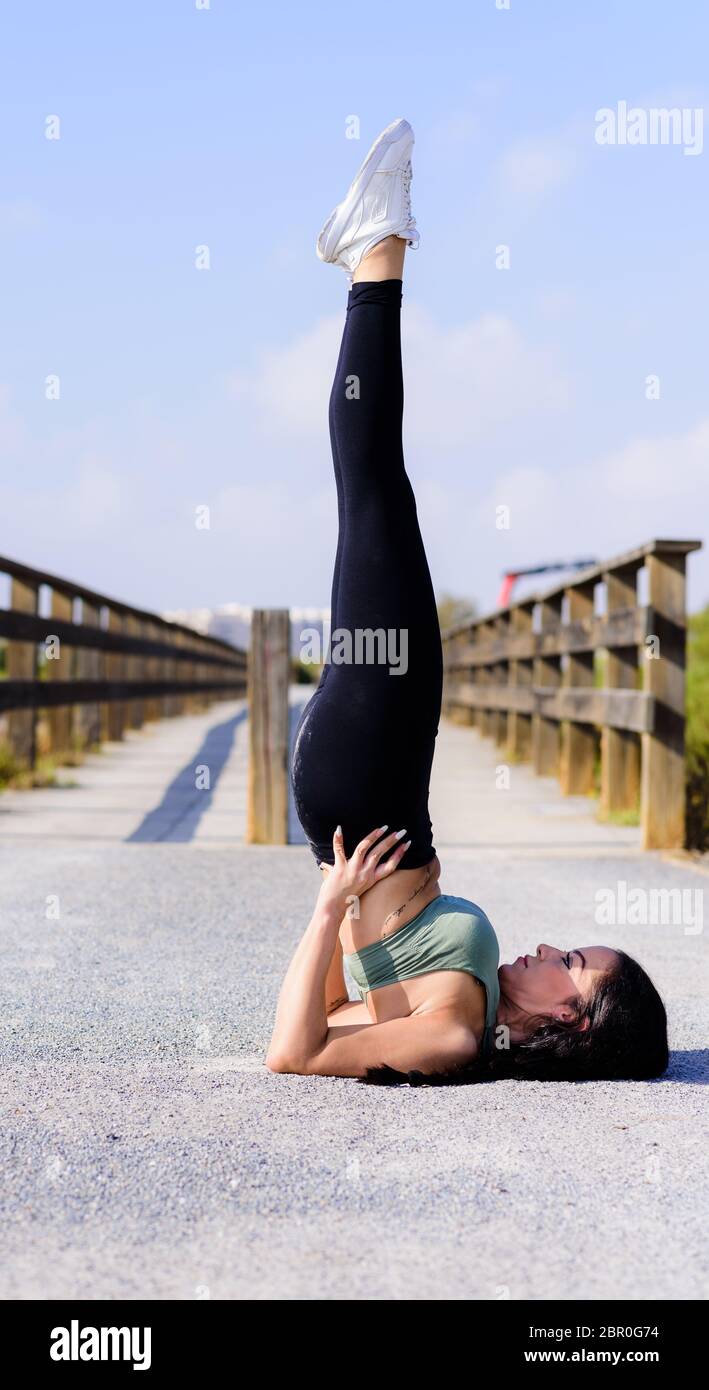 Strong woman beach hi-res stock photography and images - Alamy