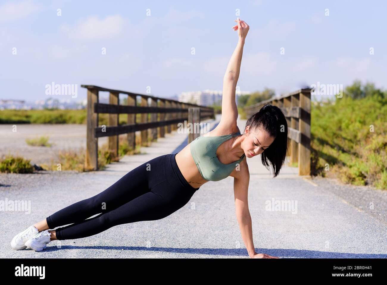 Strong woman beach hi-res stock photography and images - Alamy