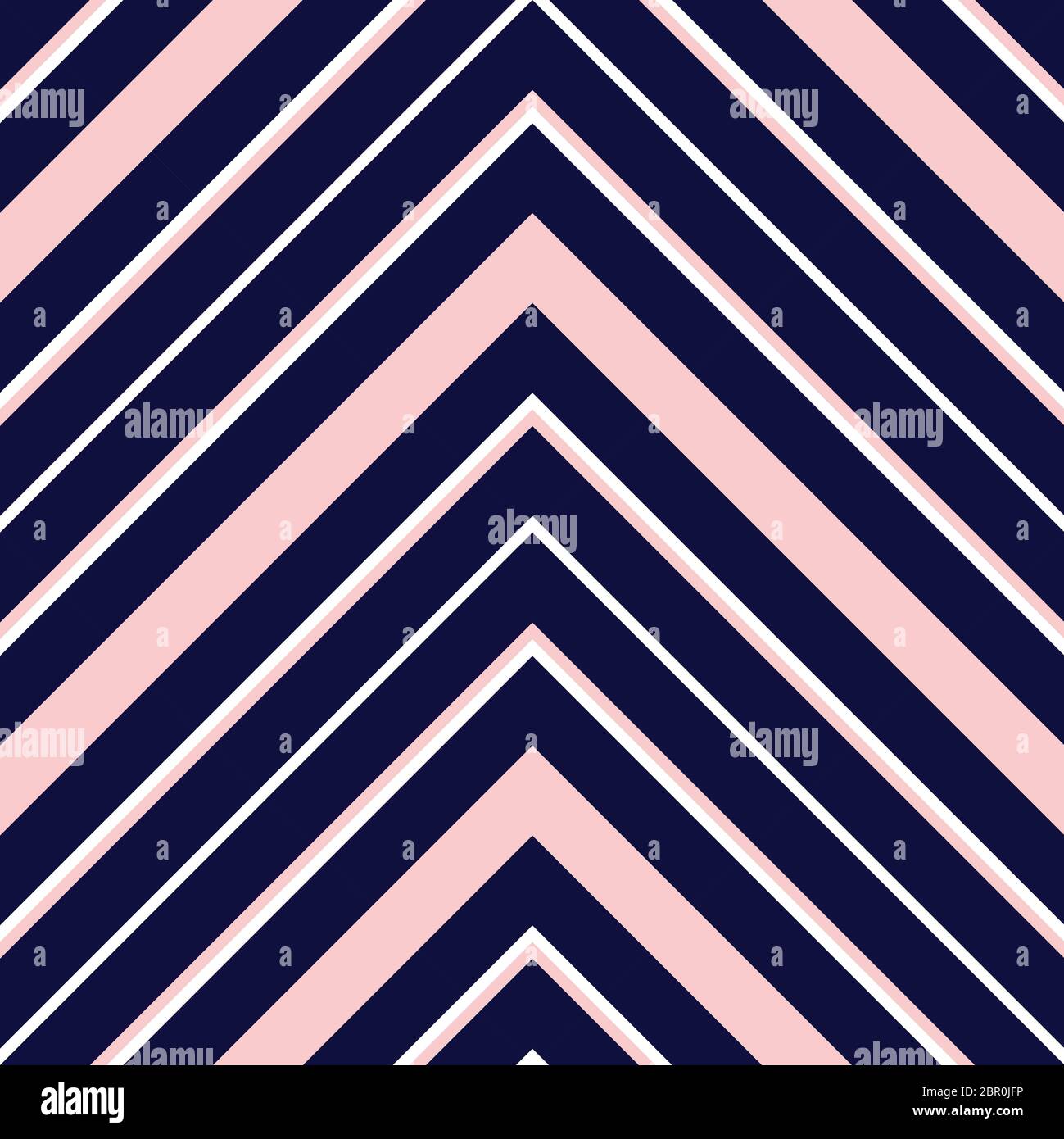 Pink and navy Chevron diagonal striped seamless pattern background ...