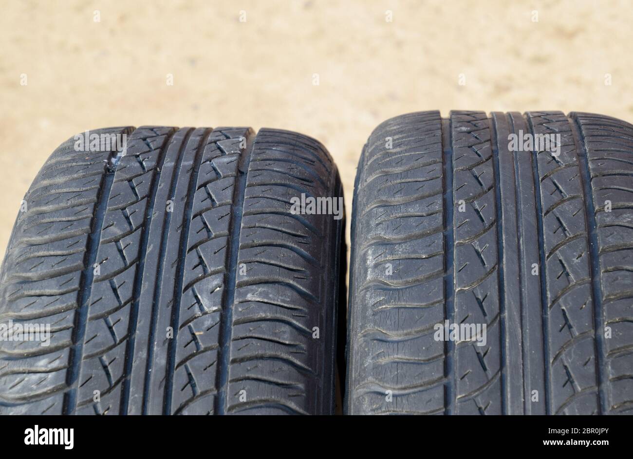 Automobile wheel. Rubber tires. Summer rubber set for the car. Wheel ...