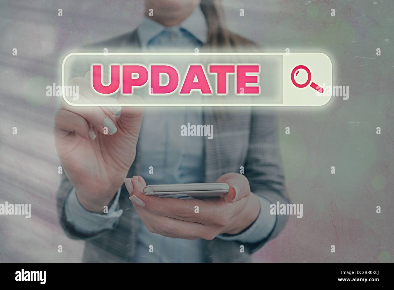 Text sign showing Update. Business photo text by adding new information ...