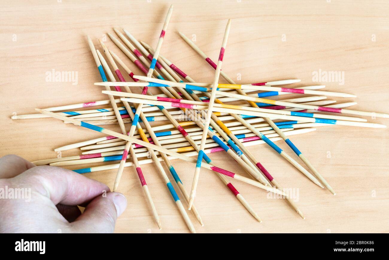 Pick a stick board game hi-res stock photography and images - Alamy