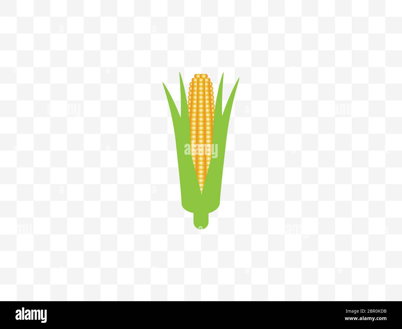 Corn, breakfast, food. Vector illustration, flat design Stock Vector ...