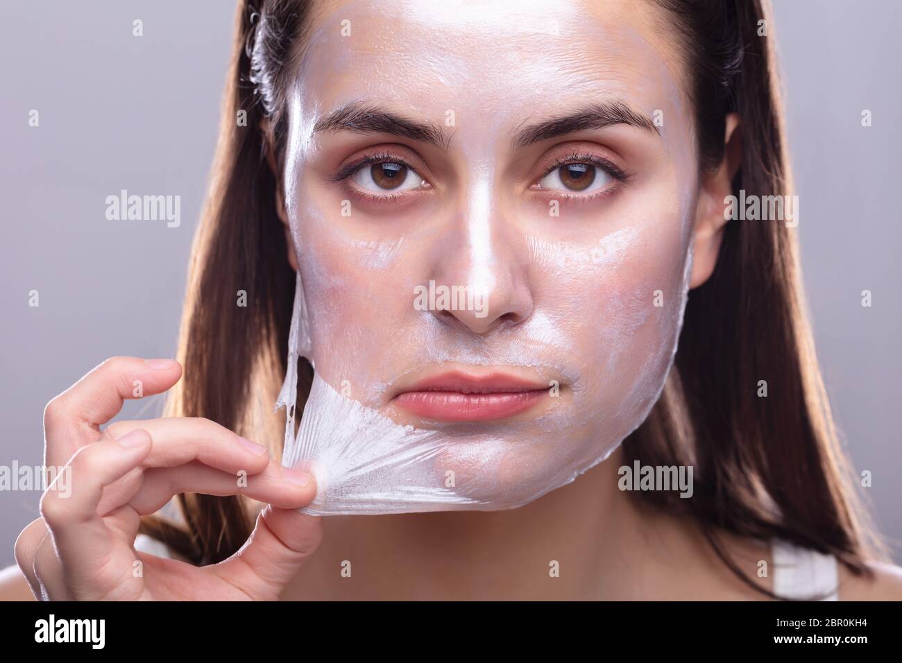 Woman a chemical peel hi-res stock photography and images - Alamy