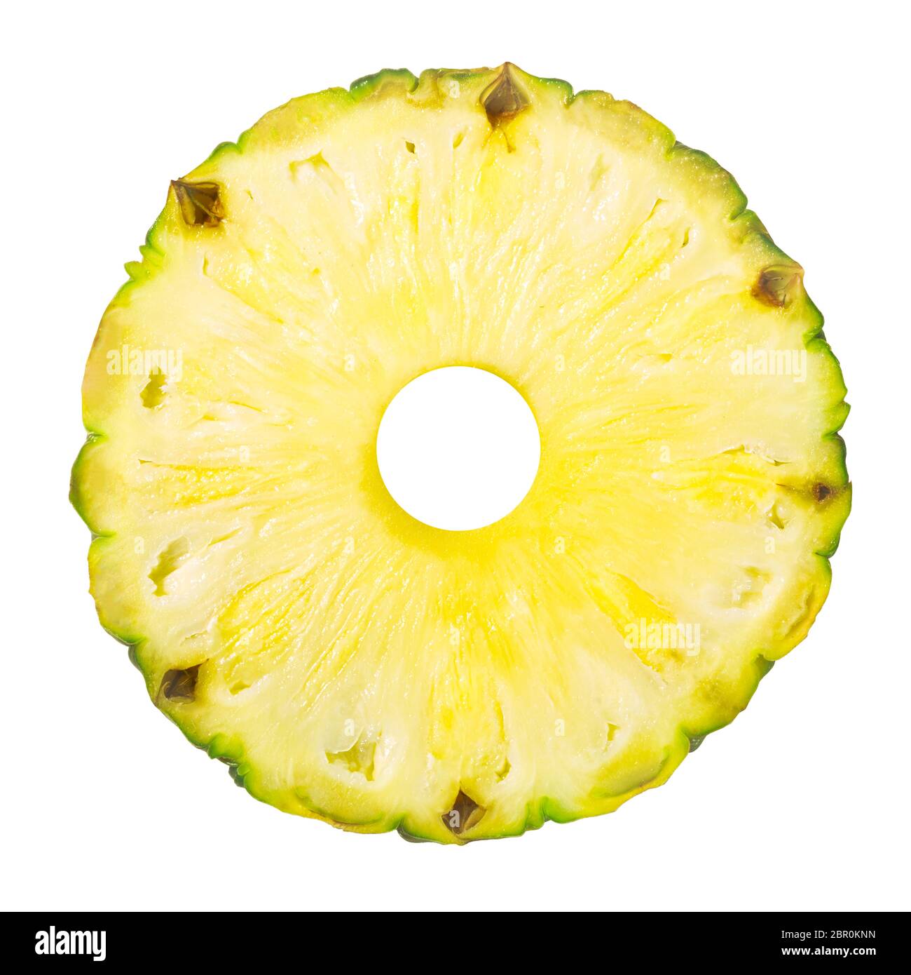 Pineapple chunk isolated above hi-res stock photography and images - Alamy