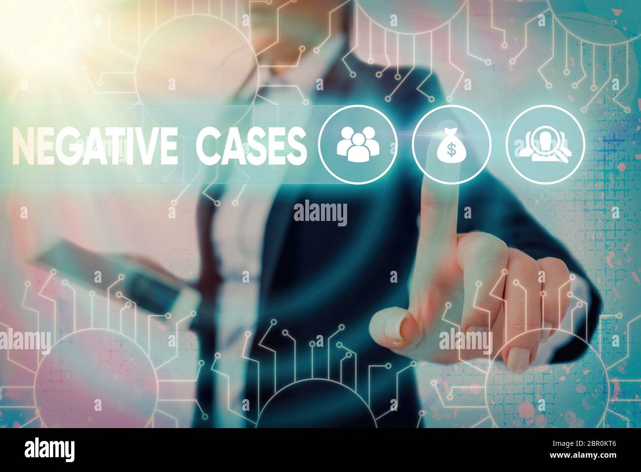 Writing note showing Negative Cases. Business concept for circumstances ...