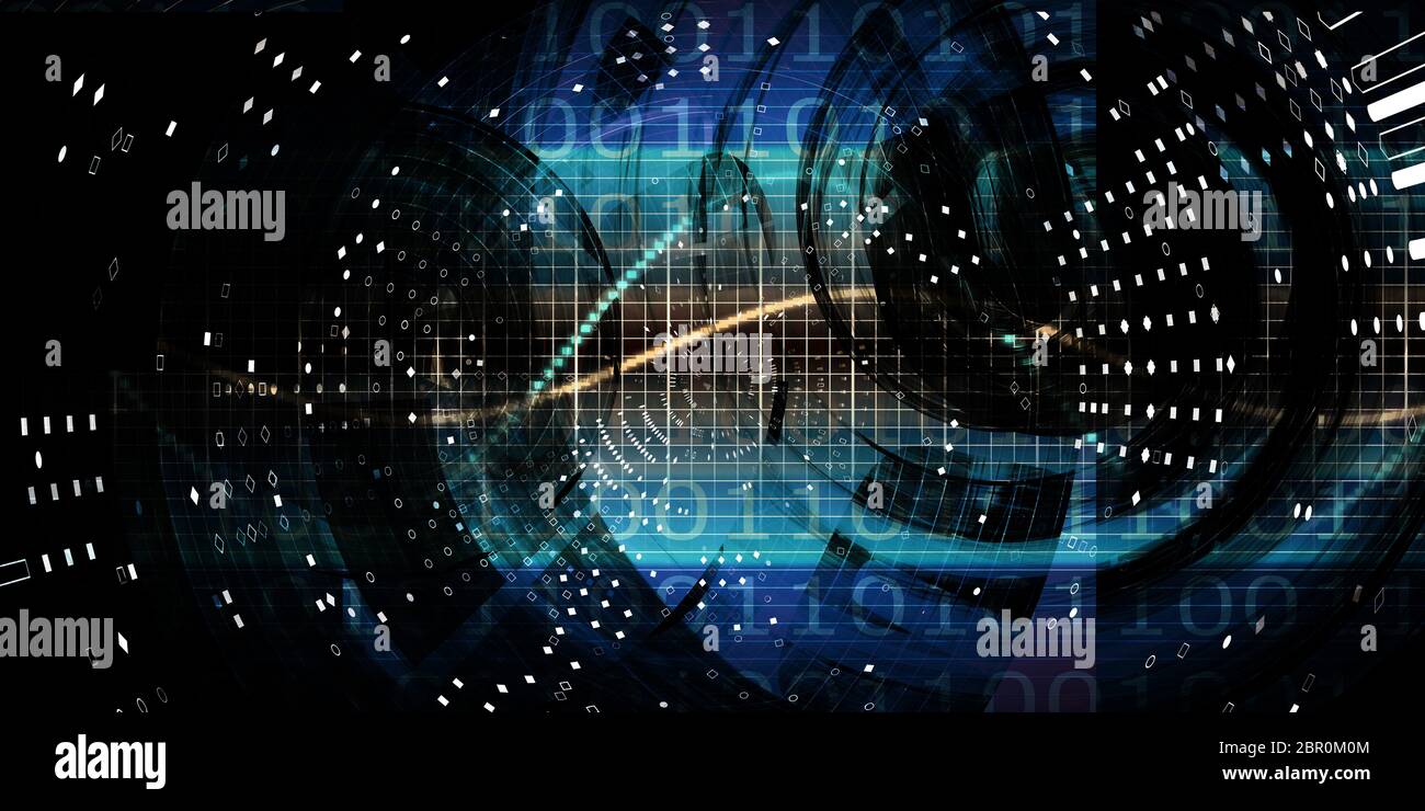 Multimedia Technology Digital Devices Information Concept Art Stock ...