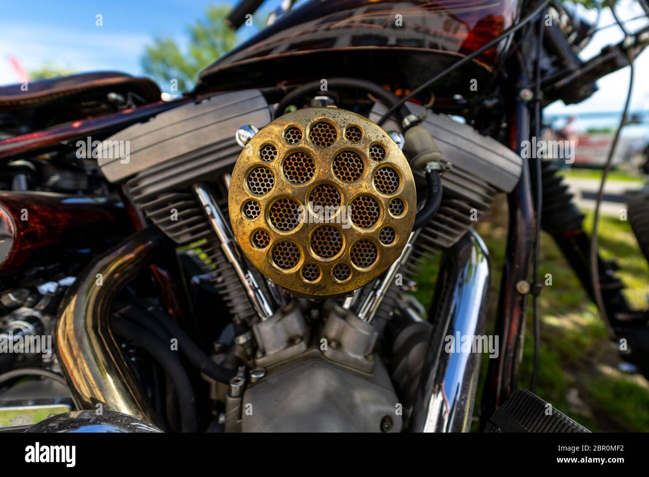 Air filter bike hi-res stock photography and images - Alamy