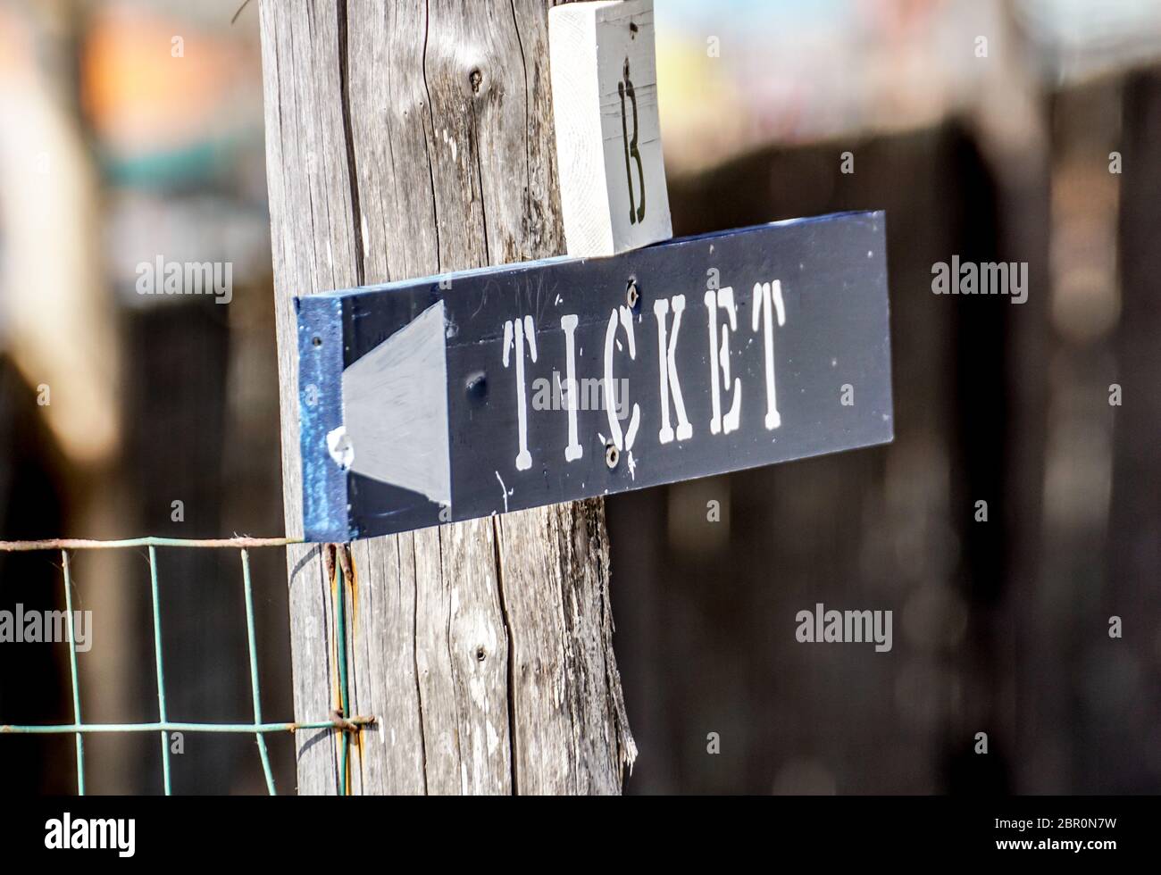 Tickets and Ticket Machine signs in the Foyer of Moor Street Railway ...