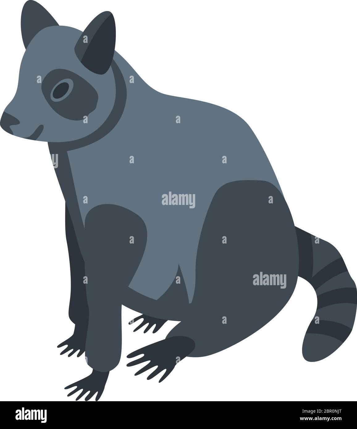 Raccoon kawaii cartoon design Stock Vector Images - Alamy