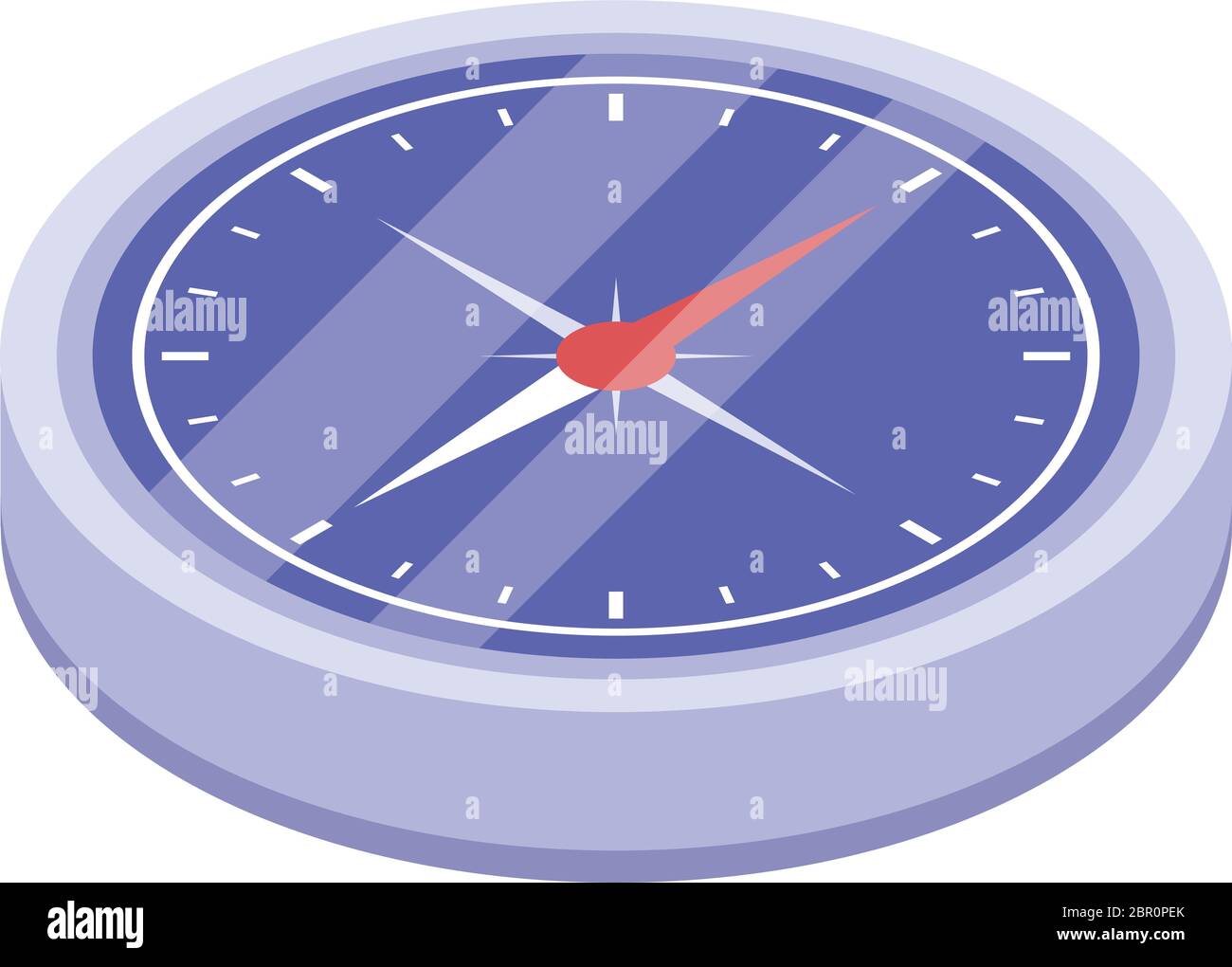 Compass icon, isometric style Stock Vector Image & Art - Alamy