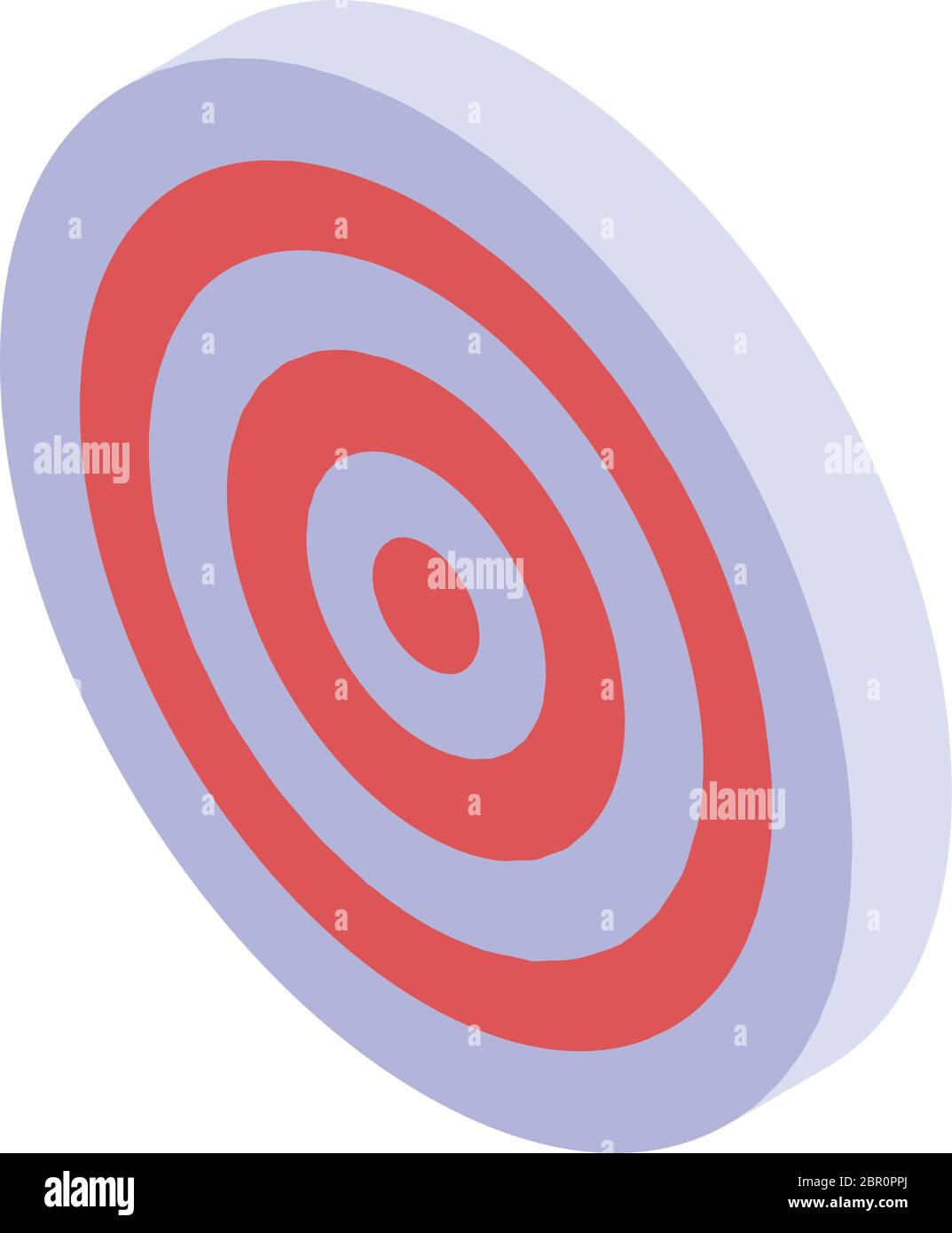 Target icon, isometric style Stock Vector Image & Art - Alamy