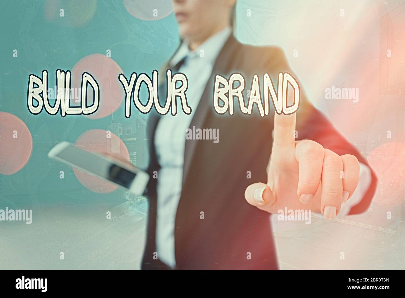 Writing note showing Build Your Brand. Business concept for enhancing ...