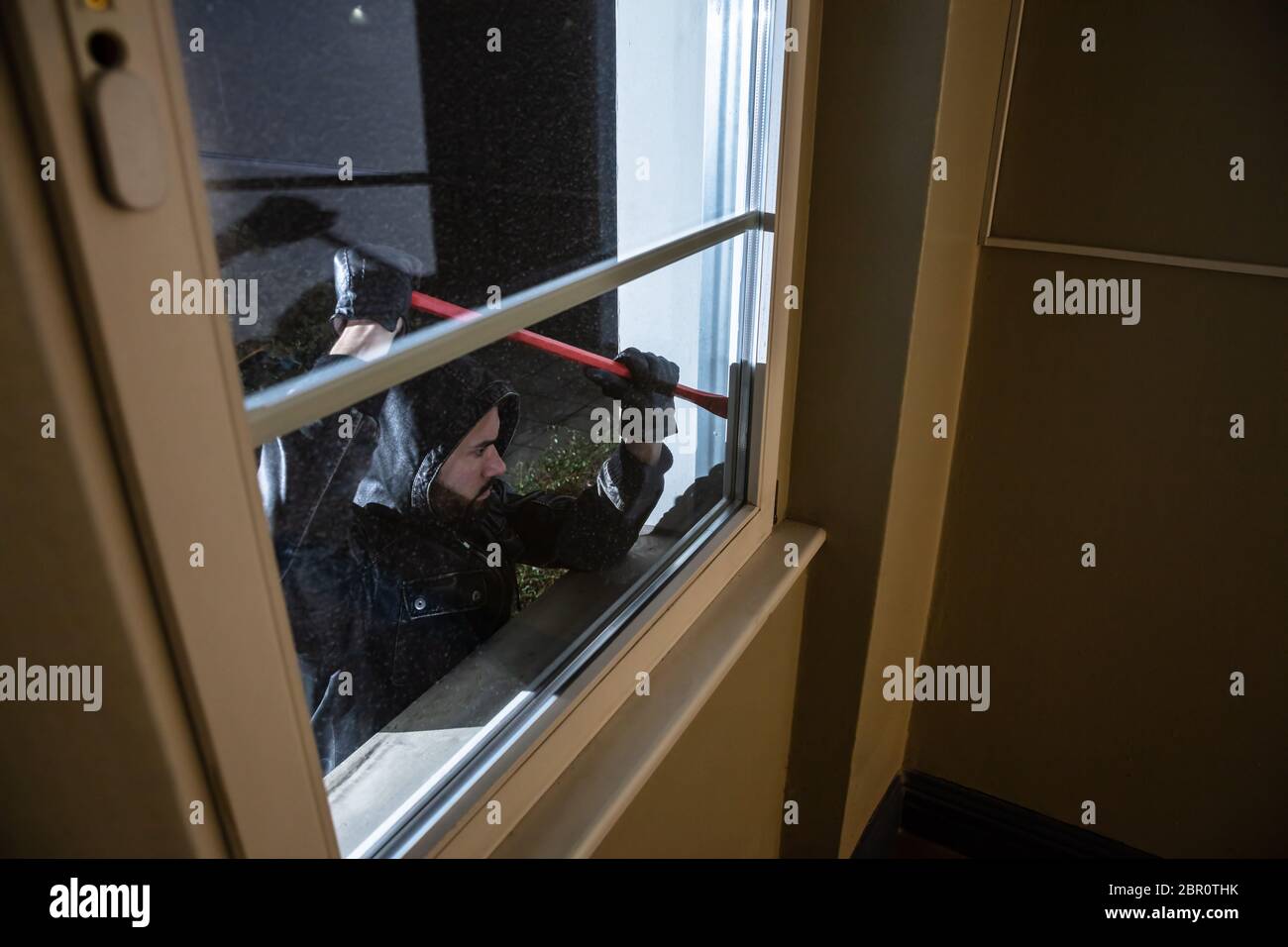 Crime criminal crowbar burglary young hi-res stock photography and ...